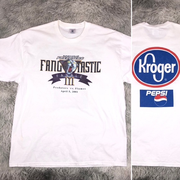 Delta | Shirts | Vintage 20 Nashville Predators Kroger Pepsi Tee | Poshmark